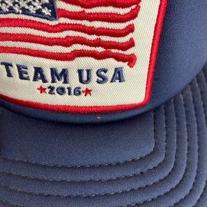 Accessories | Team Usa Olympics 216 American Flag Mesh Snapback Trucker ...